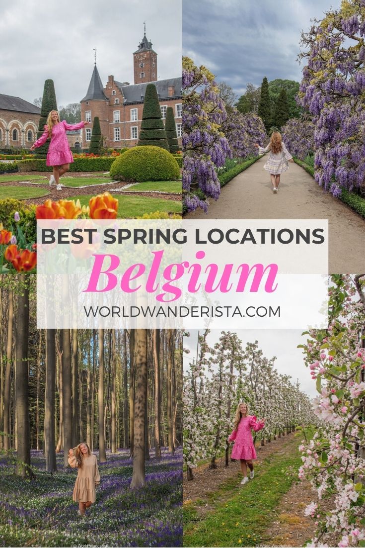 Spring in Belgium; 22 most beautiful places to find blossoms and flowers